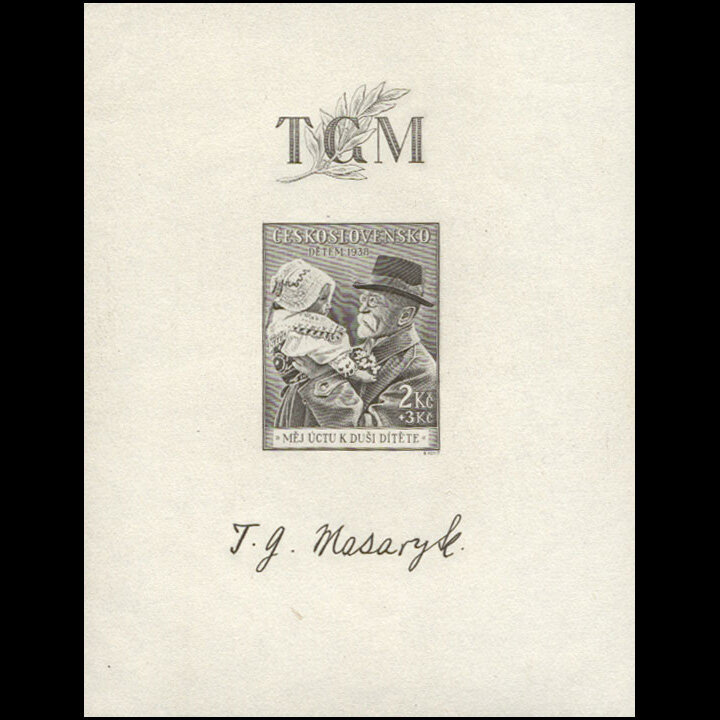 Sheet Czechoslovakia 1938 - For Children | Buy at Nunofi.com