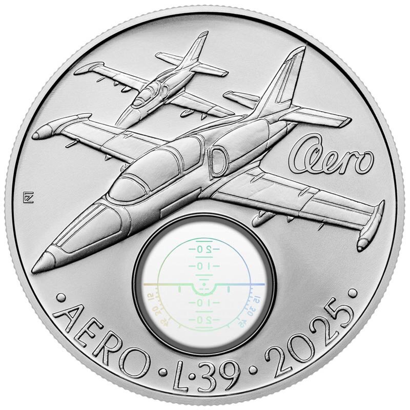 500 Koruna Czech Republic 2025 - Aero L-39 Aircraft | Buy at Nunofi.com