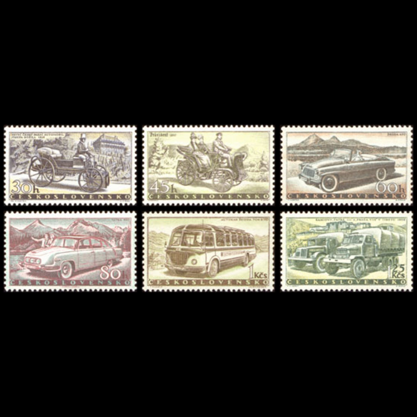 Series of Stamps Czechoslovakia 1958 - UNESCO Children's Competition ...
